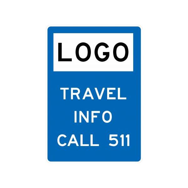 Travel Info Call 511 Sign - D12-5 | Streetsigns.com
