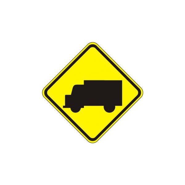 W11-10 Truck Crossing Sign | Warning Sign | Streetsigns.com