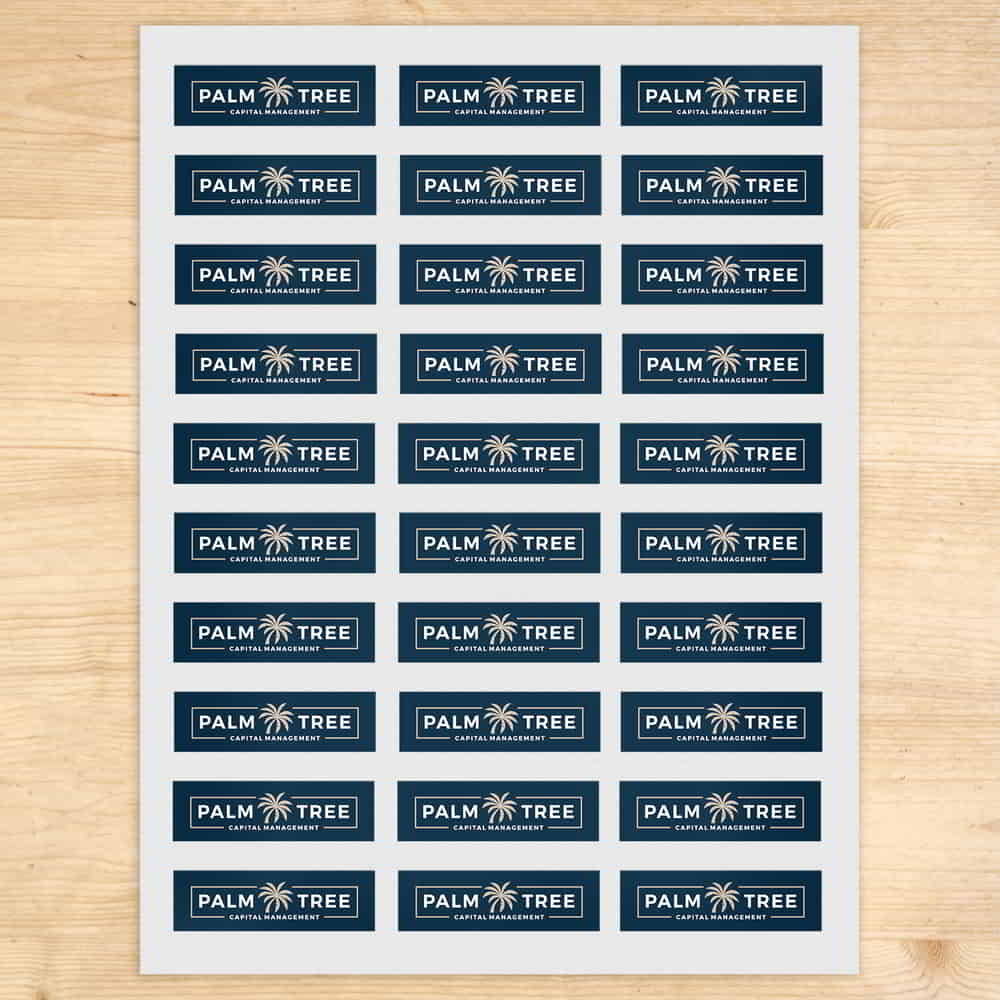 Rectangle Label Sheets - Rectangle Labels | Stickers.com