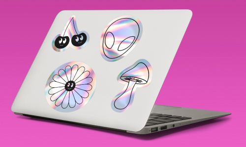 Custom Vinyl Holographic Decals | Decals | Decals.com