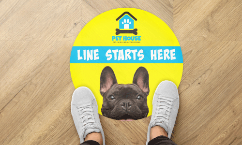 Vinyl Floor Stickers - Create Stickers You Can Walk All Over | Stickers.com