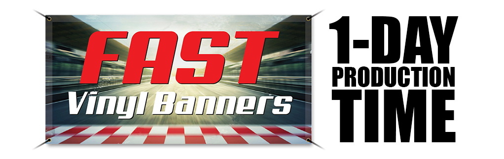 Fast Banners - Quick Banner Printing w/ 1-day Production