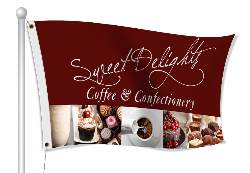 Custom Coffee Shop Flags | Coffee Shop Signage | Banners.com