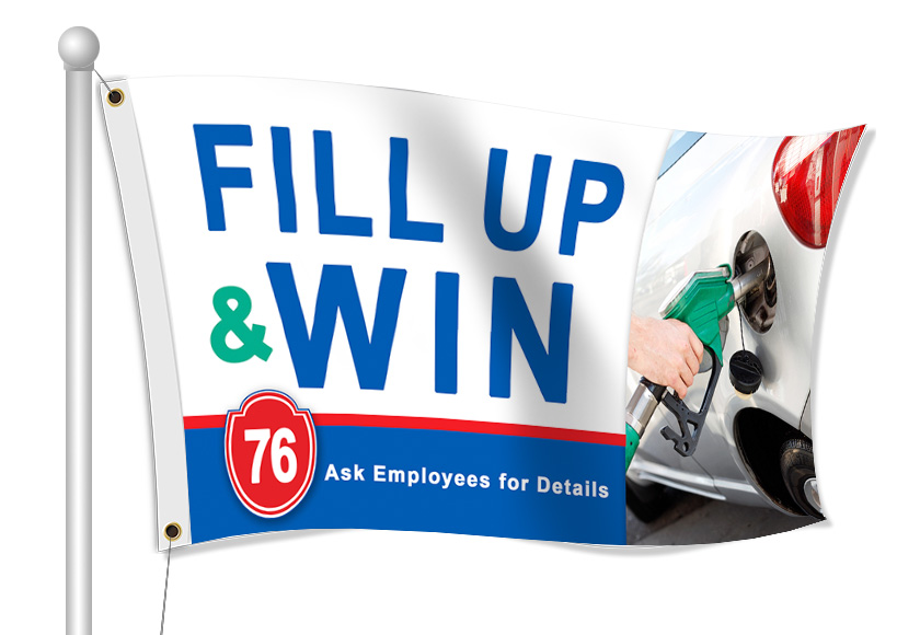 Gas Company Flags | Custom Gas Industry Flags | Banners.com