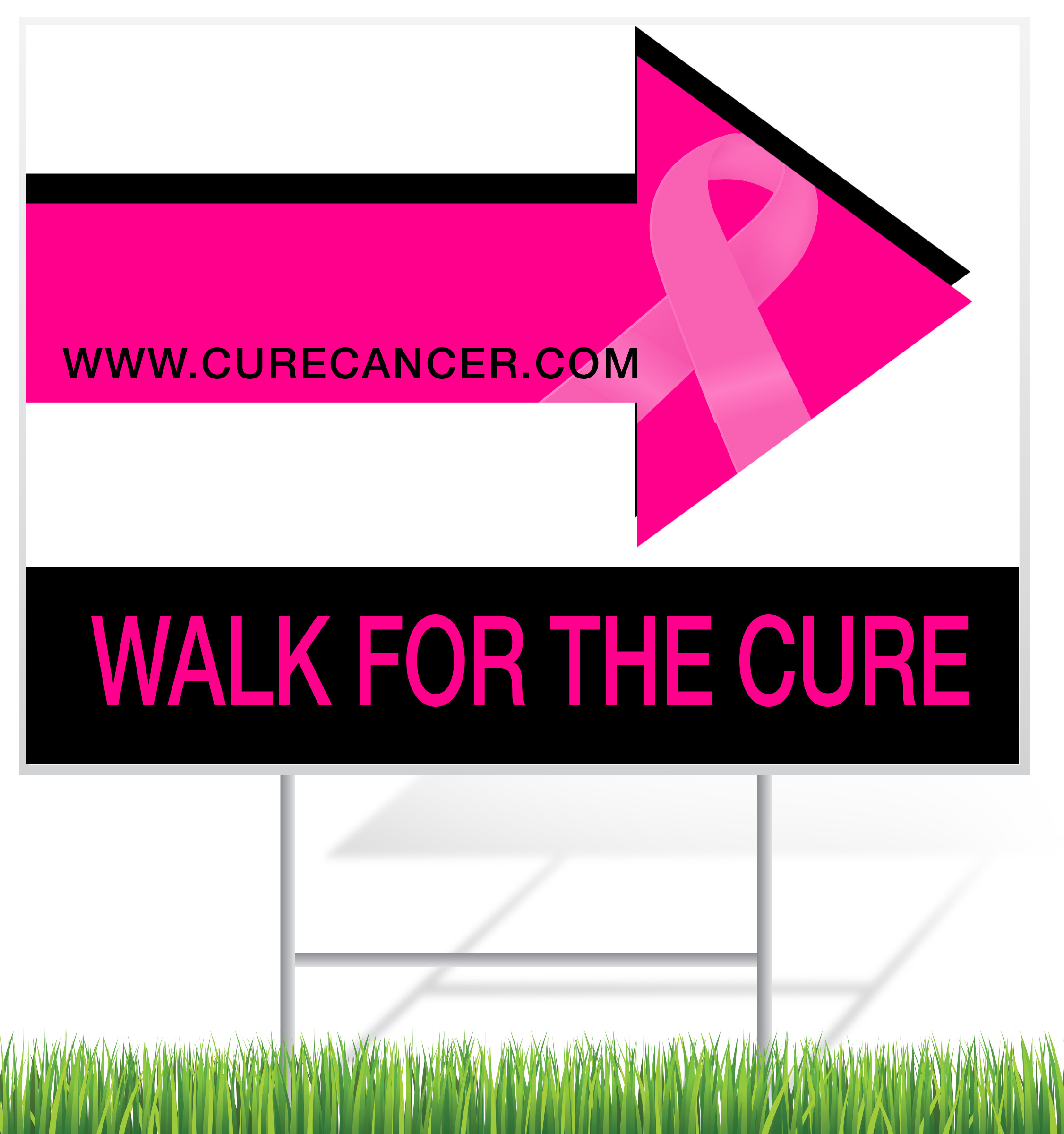 Custom Breast Cancer Awareness Yard Signs | Banners.com