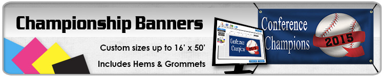 Championship Banners - Custom Vinyl Banners | Signline.com