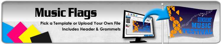 Music Flags - Custom Flags | Signline.com