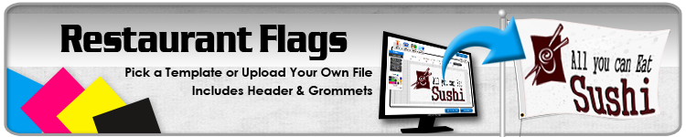 Restaurant Flags - Custom Flags | Signline.com
