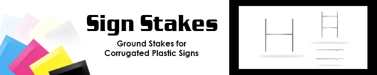Sign Stakes - Yard Sign Accessories | Signline.com