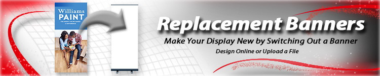 Superb Retractor Replacement Banners - Wholesale Stands