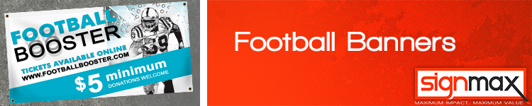 Custom Football Banners | Signmax.com